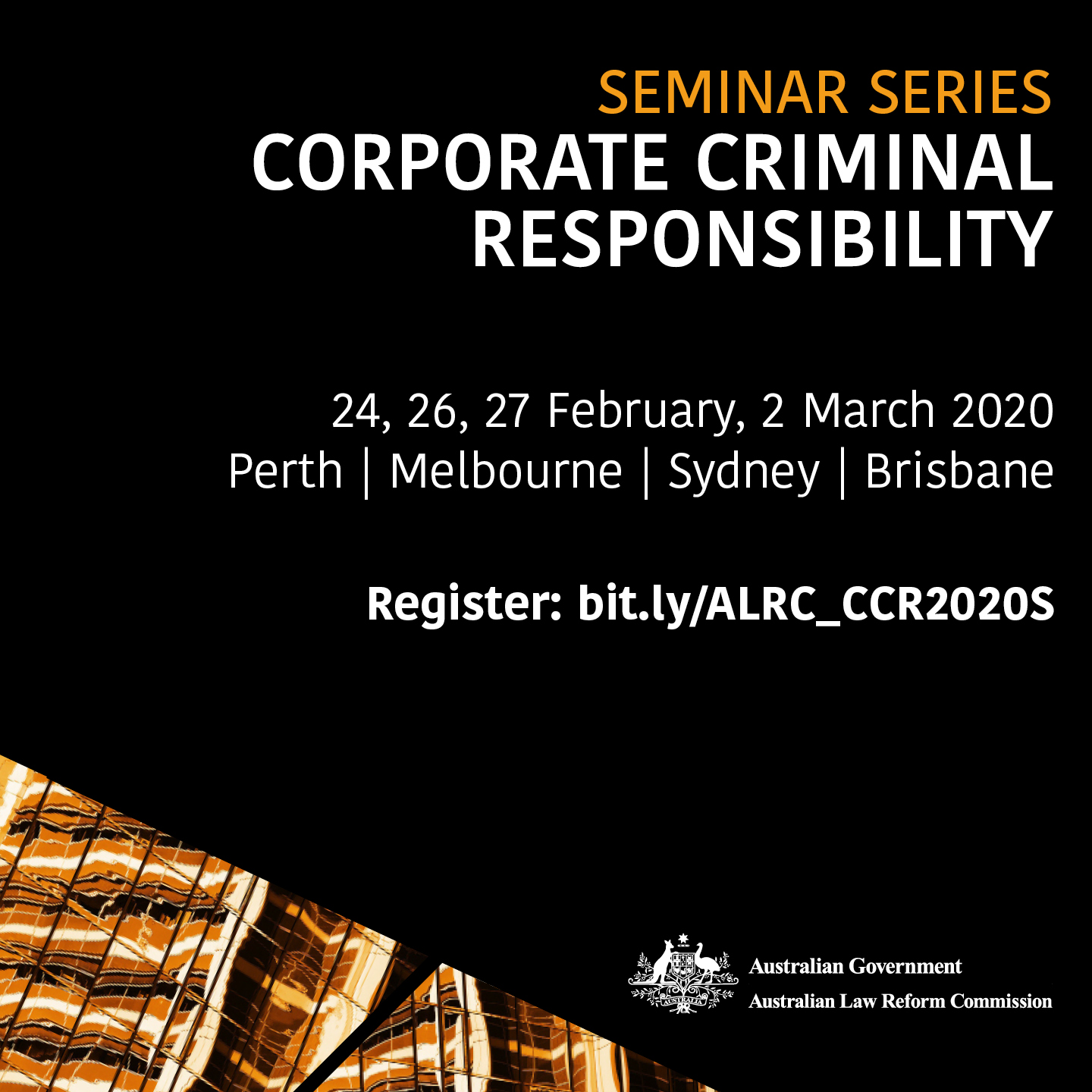 Seminar Series - Corporate Criminal Responsibility | ALRC