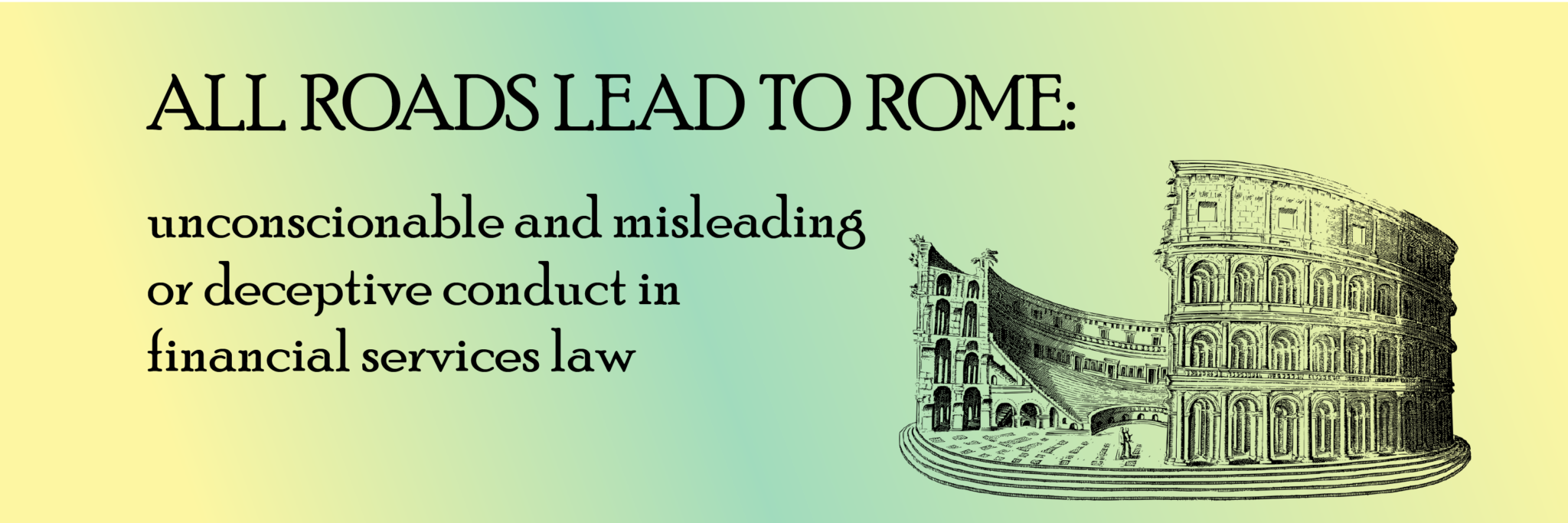 All Roads Lead to Rome: the ALRC’s new Background Paper on ...
